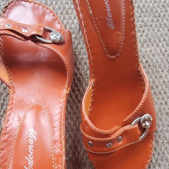 udom agg | Shoes | Udom Agg Open Back Open Toe High Heel Sandals | Poshmark